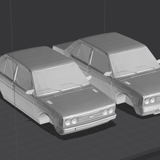 🎲 tofas /fiat 131 for diecast 1/18・ STL File for 3D printing, CNC ...