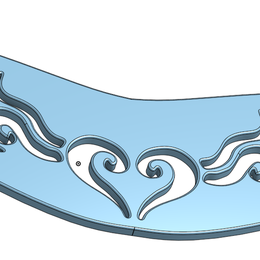 💜 Heart Tramp Stamp Tattoo Stencil Template・ STL File for 3D printing・Cults