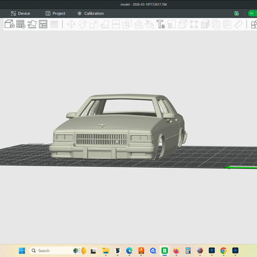 🚙 1987 Chevrolet chevy Caprice Brougham LS scale hollow model, shell ...
