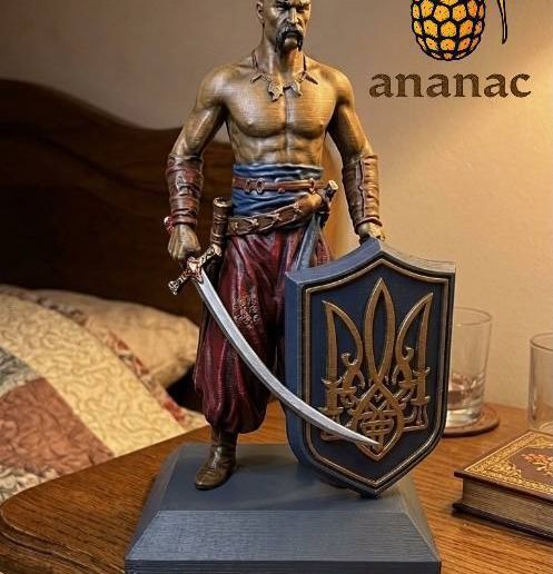 🇺🇦 UKRAINIAN COSSACK WARRIOR – The Unconquered Spirit (3D Printable ...