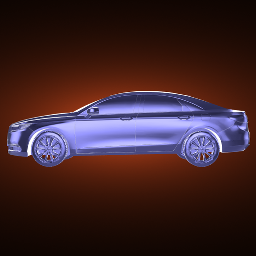 🚙 Ford Taurus 2021・ OBJ File for 3D printing・Cults