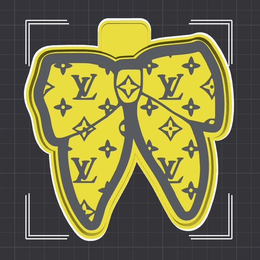 🏹 lv bow designer freshie・ STL File for 3D printing・Cults