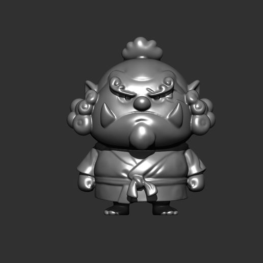 🎲 Jimbe - One piece・ OBJ File for 3D printing・Cults