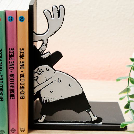 Bookend of Hidden Chopper | One Piece Fan Art 👒・Free STL File for 3D ...