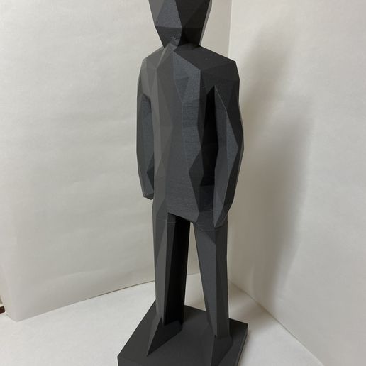 STL file Low poly man 👨 ・3D printing design to download・Cults
