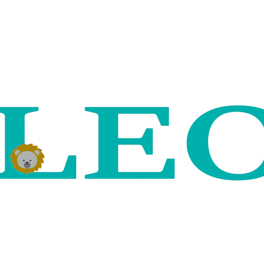 ♌ Letters or name - LEO・ STL File for 3D printing・Cults