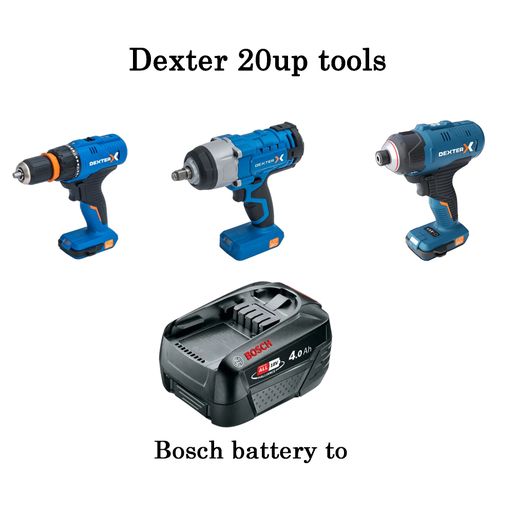 🔋 Batería Bosch 18v Power for All (verde) para la herramienta Dexter Up ...
