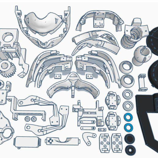 🤖 EZ-inMoov Robot Head・Free STL File for 3D printing・Cults
