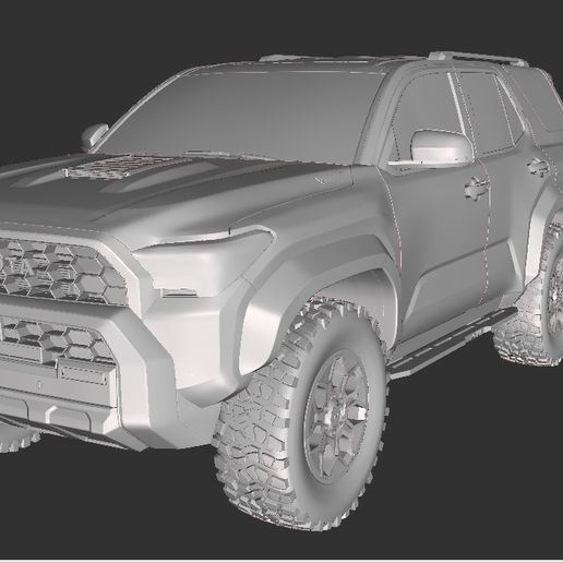 STL file Toyota 4Runner TRDPRO 2025 🚗 ・3D printing design to download・Cults