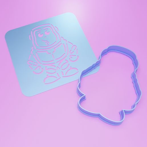 Archivo STL Stencil BuzzLightyear 🎨 ・Diseño para descargar y imprimir ...