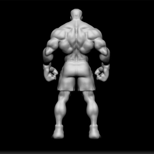 STL file muscular bodybuilder boxing fighter -boxing mma - man boxing ...