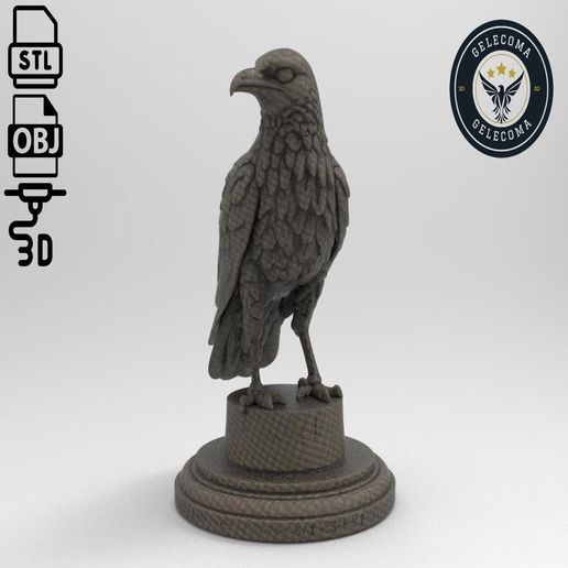 🐦 Raven Animal 3d Print・ 3D File for 3D printing・Cults