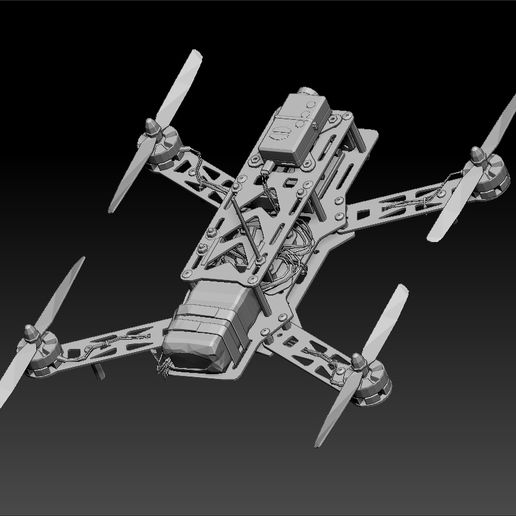 🧞‍♂️ Drone - Quadcopter・ STL File for 3D printing・Cults