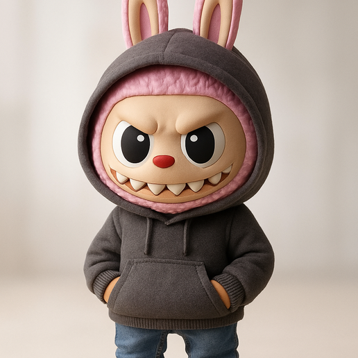 👹 LABUBU Monster / urban labubu 04 / Fankunst / Kunstspielzeug / Magie ...