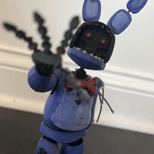 🦸 Withered Bonnie 3D Printed figure・ STL File for 3D printing・Cults