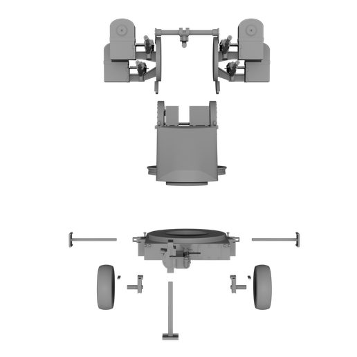 🧸 M45 Quadmount - 1/35,1/48 Scale | 3D Printable STL Miniature・ 3D File ...
