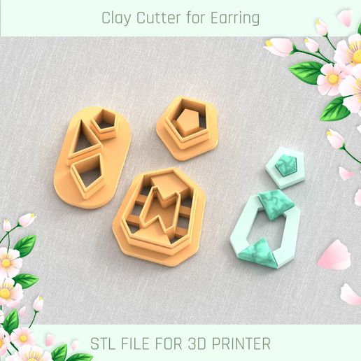 📁 Polymer Clay Cutters Stl File・Free 3D File for 3D printing・Cults