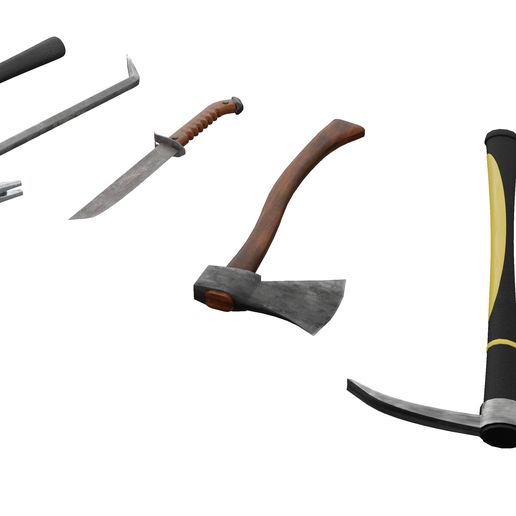 3D file Melee Pack 🔫 ・3D printer model to download・Cults