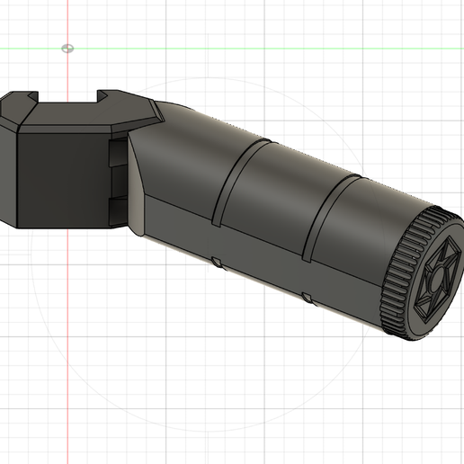 🔫 Zenit-Inspired Medium Airsoft Vertical Grip (87 mm)・ STL File for 3D ...