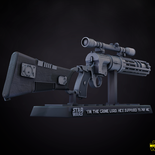 ⭐ Boba Fett Rifle - Star Wars 3D Models - Tested and Ready for 3D ...