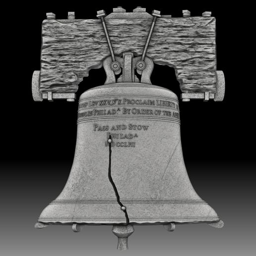 🔔 Liberty bell 3D model CNC STL・ 3D File for 3D printing and CNC ...