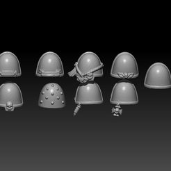 STL file primaris intercessors - weapons 🔫 ・3D printing model to download・Cults