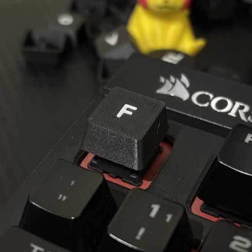 💻 Letter F Keycap – Custom Alphabet STL for Mechanical Keyboards (FDM ...