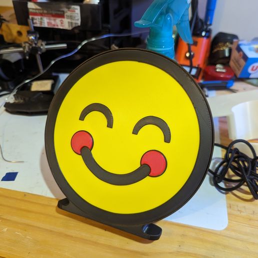 smiley lamp