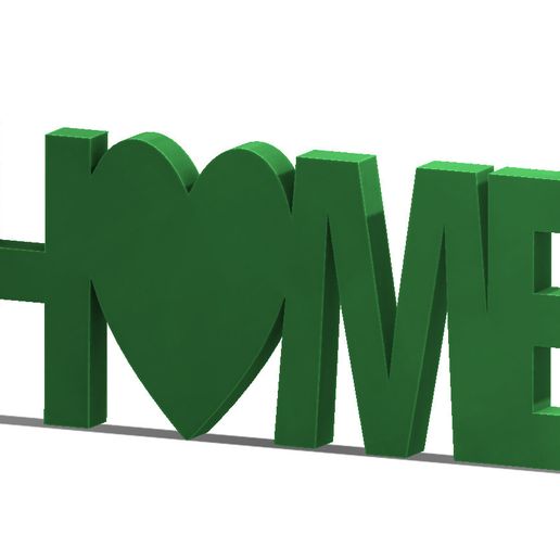 Free STL file Home sign - 3d printable 🎨 ・3D printer model to download ...