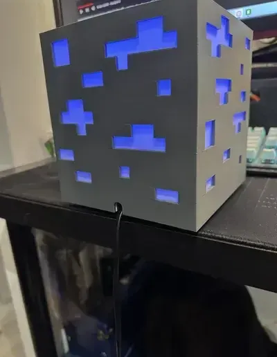 💎 minecraft diamond lamp・ 3MF File for 3D printing・Cults