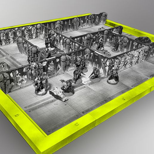 🖼️ Frame Tiles for Kill Team Tomb World / Gallowdark Board・ 3D File for ...
