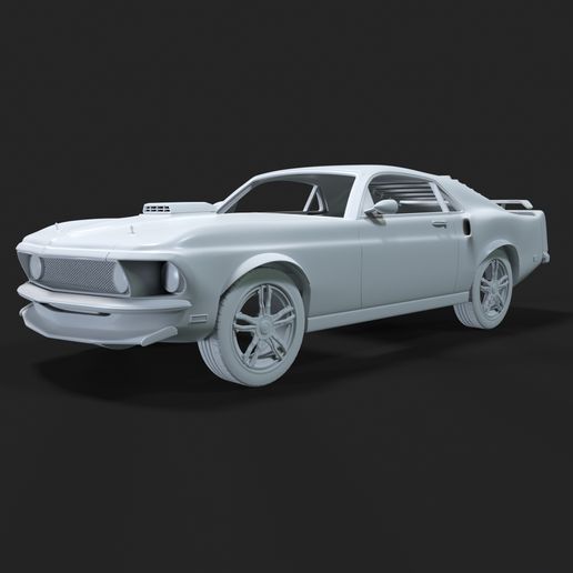 🚙 Ford mustang 1969・ STL File for 3D printing・Cults