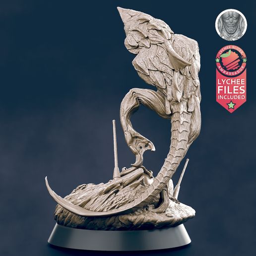 🦈 Tiburón Demonio Monstruo Marino・Archivo 3D para Impresión 3D・Cults