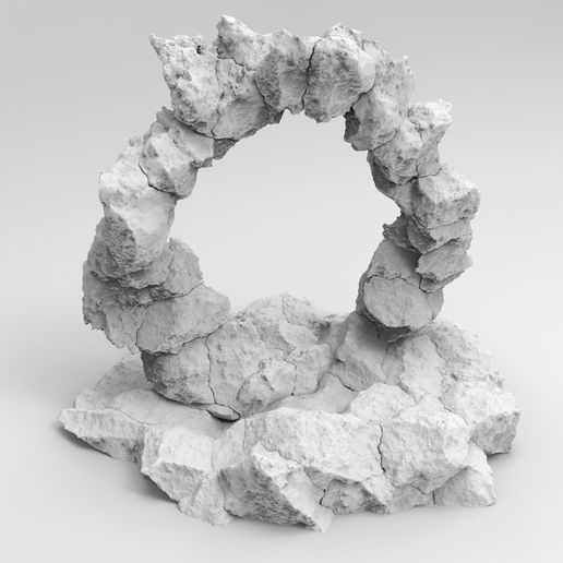 🪨 Rock Portals Pack・ 3D File for ・Cults