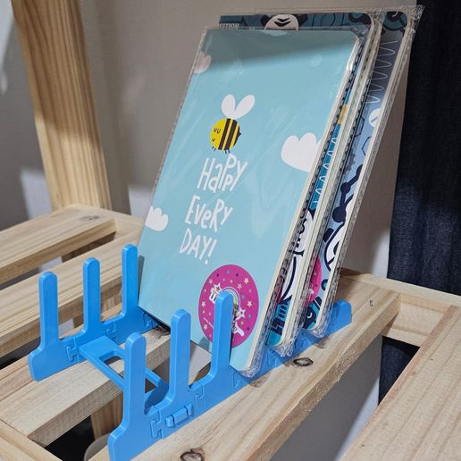 📚 Modular notebook/book/notepad/diaries display stand・ STL File for 3D ...