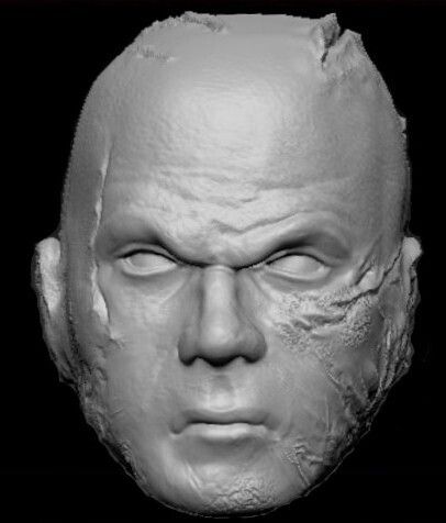 3D file Darth Vader - Hot Toys Head sculpt - Anakin- Black Series ...