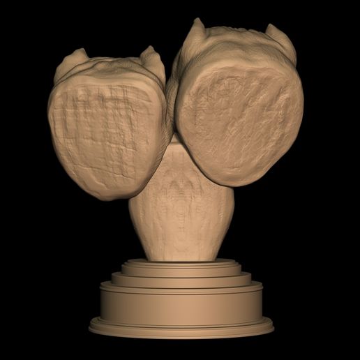 👪 American Bully Family・ STL File for 3D printing・Cults