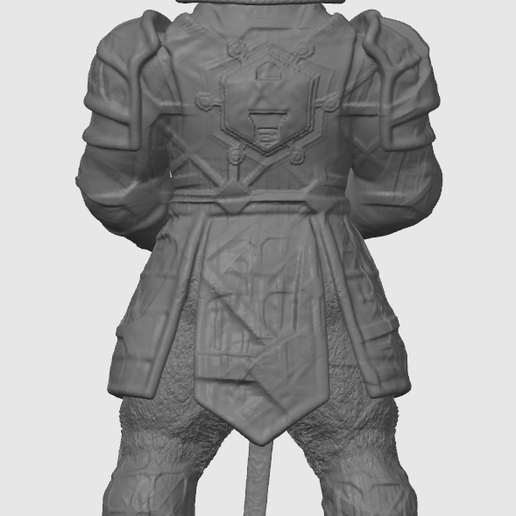 🗡️ Samurai Warrior 3D Model – Highly Detailed STL for 3D Printing・ OBJ ...