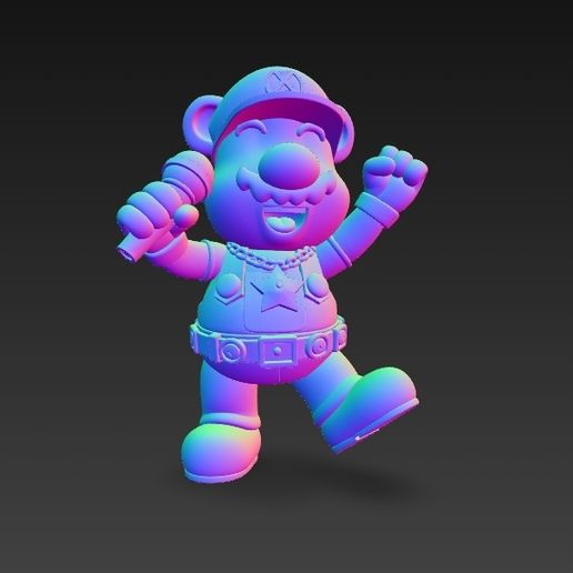 🐁 Mario Mouse Rockstar Stage Champion of the Gaming World 3D Print ...