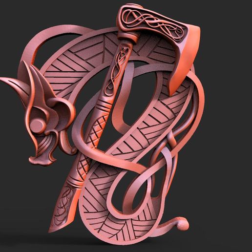 STL file Viking Dragon CNC 🐉 ・Model to download and 3D print・Cults