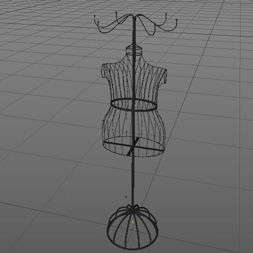 👤 Vintage wire bust mannequin・ STL File for 3D printing・Cults