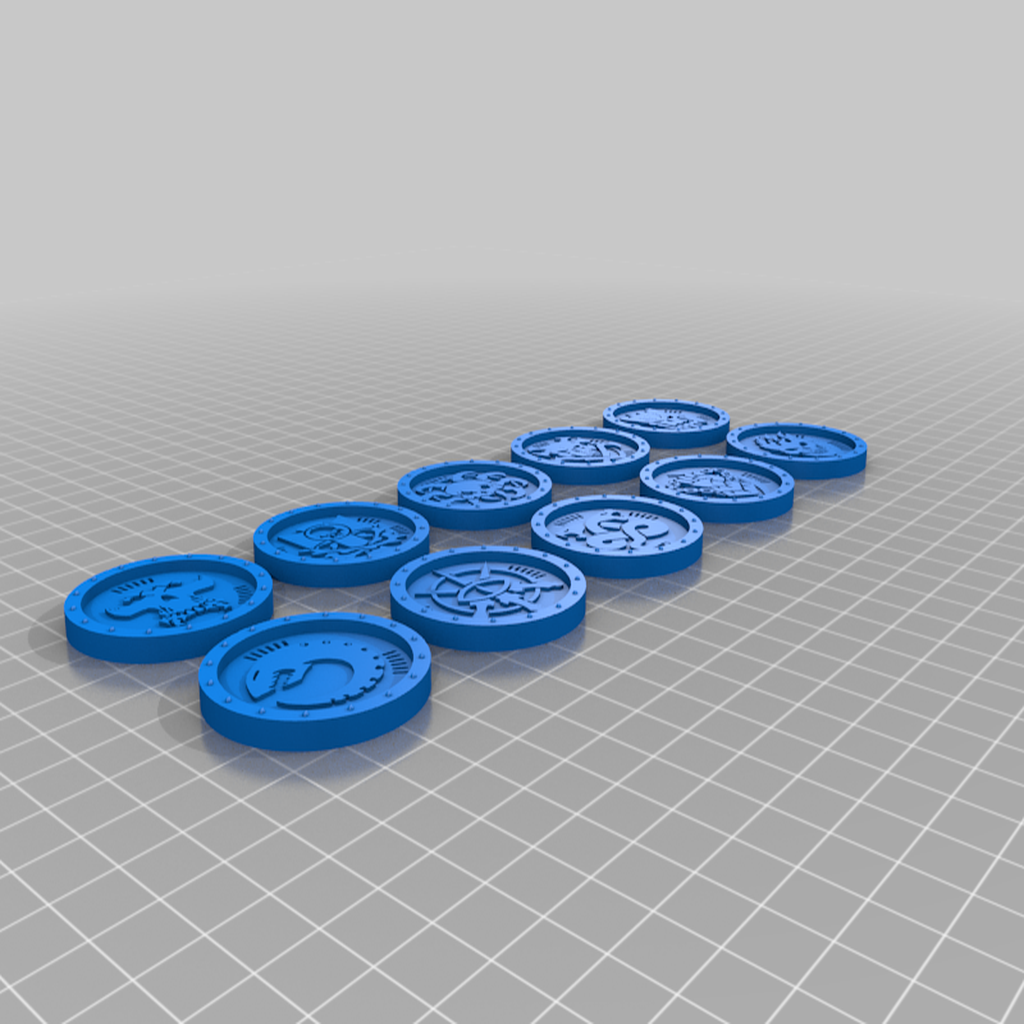 Free STL file Necromunda Tokens・3D print design to download・Cults