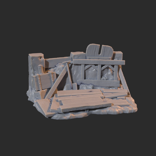 🆓 Mud Trench Free Sample・Free STL File for 3D printing・Cults