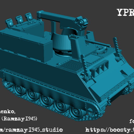 🪖 YPR-806A1 Dutch ARV 1:100・ STL File for 3D printing・Cults