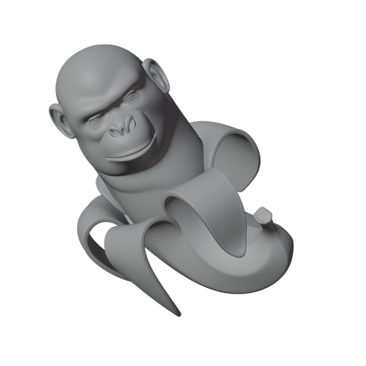 🤌 Chimpanzini Bananini Italian Brainrot Funny Monkey Banana STL 3D ...