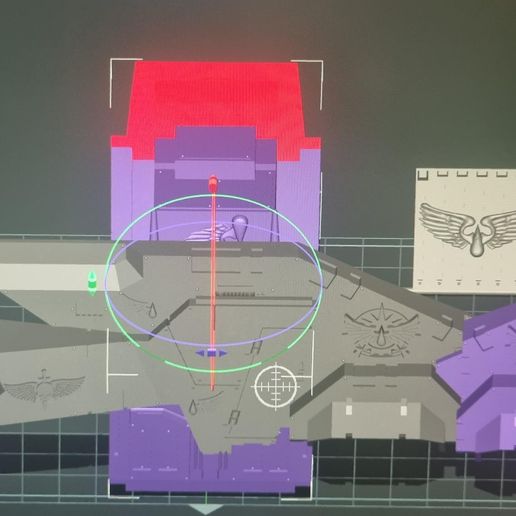 🩸 StormRaven Blood Angels icons・Free STL File for 3D printing・Cults