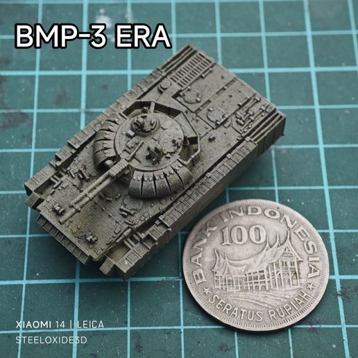 🇺🇦 BMP-3 Reactive armor・ STL File for 3D printing・Cults