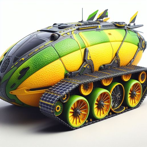 🍋 Destoryer Lemon Tank middle・Free 3D File for ・Cults