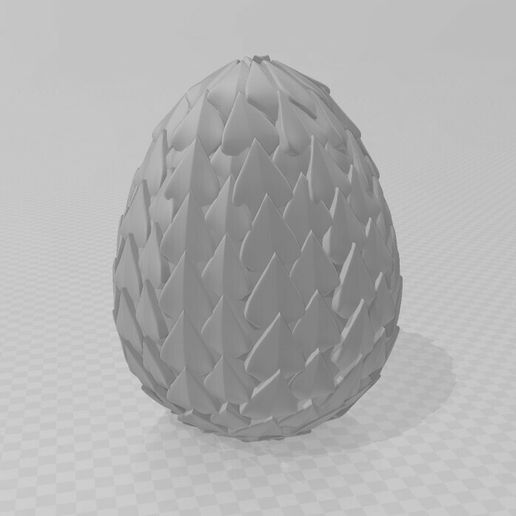 🐉 Dragon egg threaded・ STL File for ・Cults