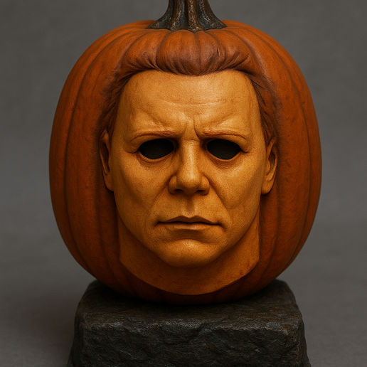 🎃 Halloween Horror Statue Michael Myers, Pumpkin・ STL File for 3D ...
